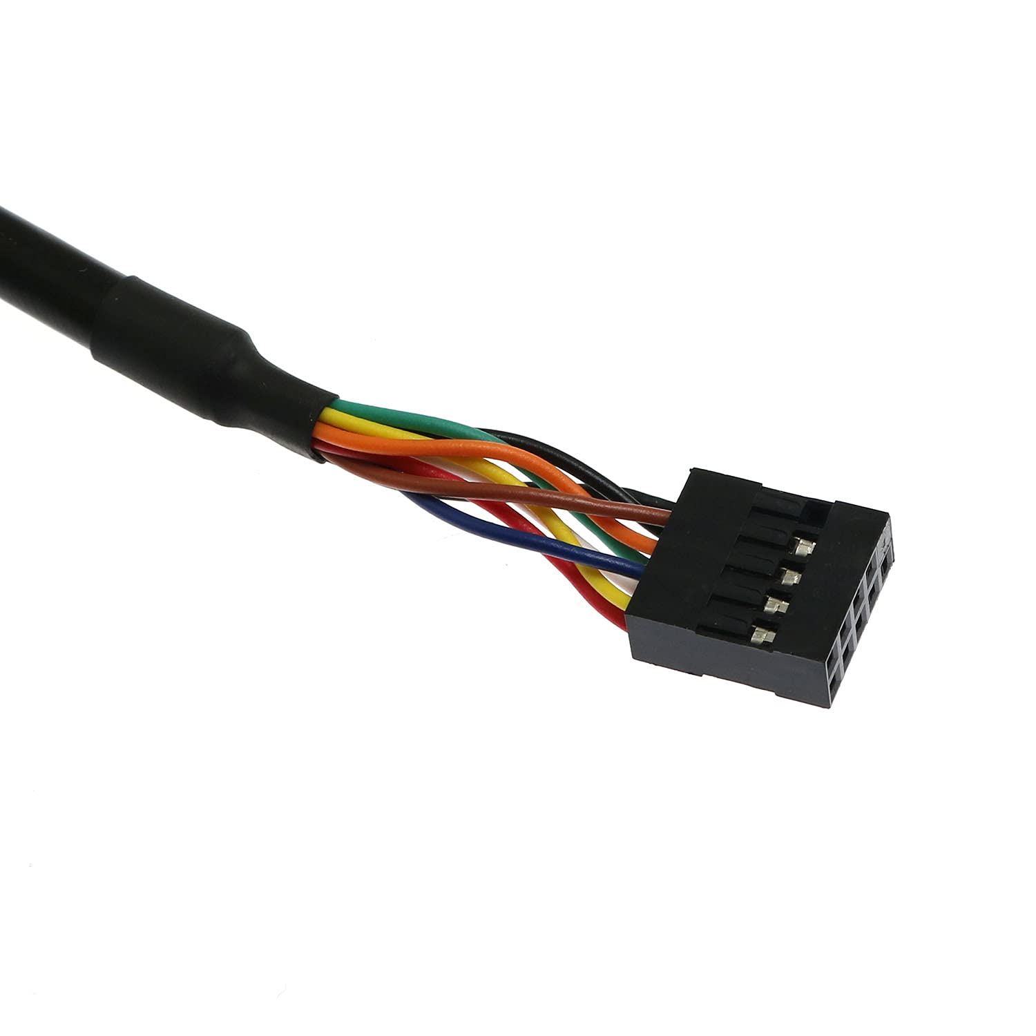 BAIRONG USB 2.0 Internal Motherboard Header Cable USB 2.0 9pin Female to Female Internal Motherboard Header Cable