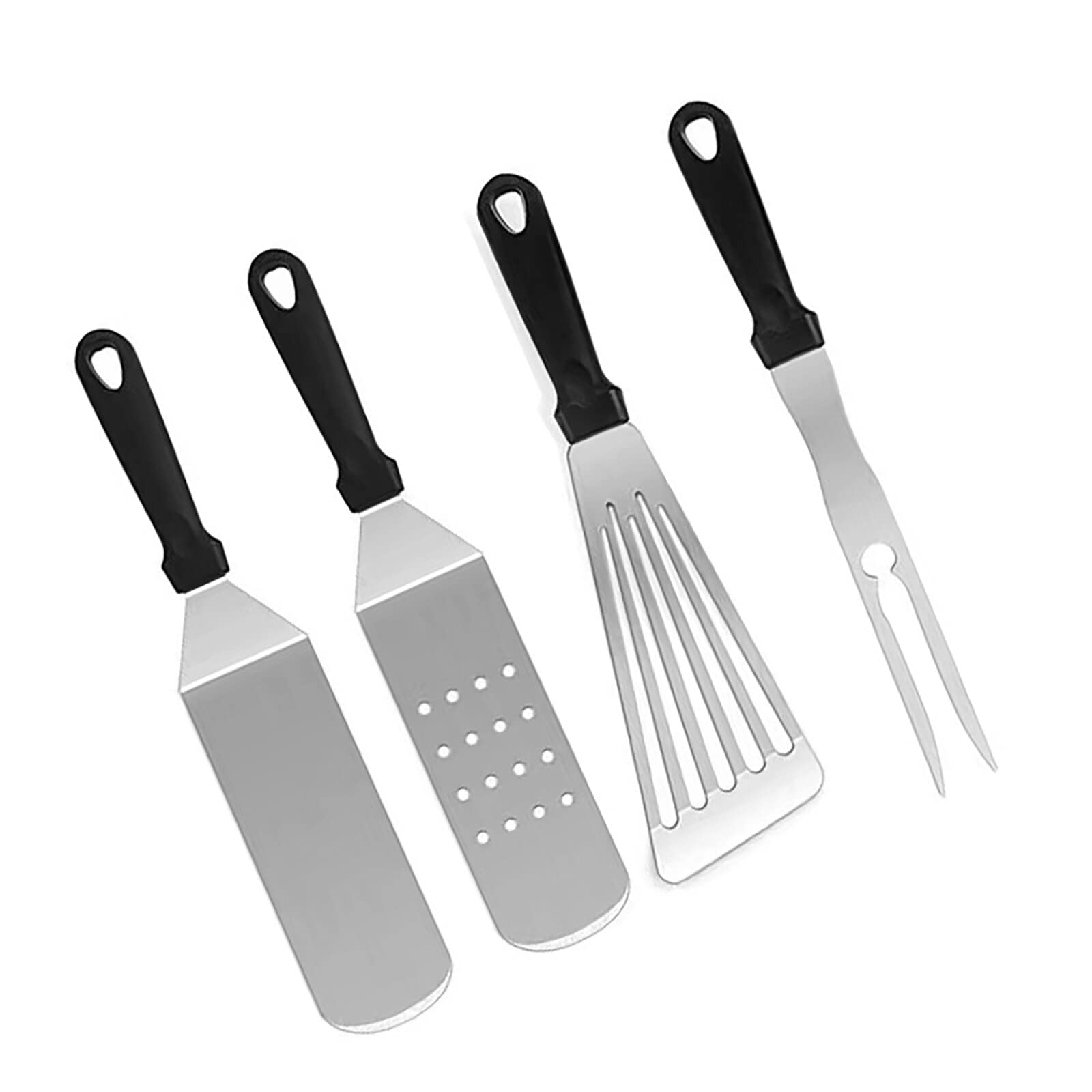 13Pcs Grill Tool Set BBQ Grilling Tool Kit Griddle Accessories Tools Stainless Steel Flat Top Grill Accessories Set with Spatulas Tongs Scraper Egg Rings with Portable Bag