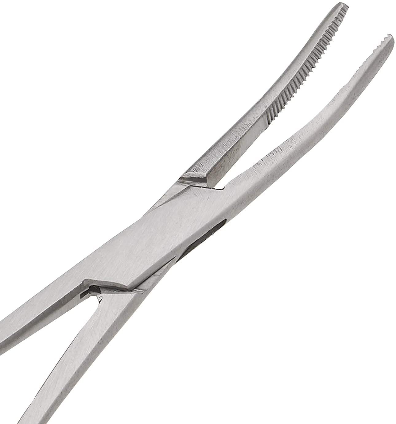 SURGICAL ONLINE Set of 2 Premium Quality 10" Rochester Pean Hemostat Forceps Straight & Curved Clamps Three Locking Positions - SurgicalOnline