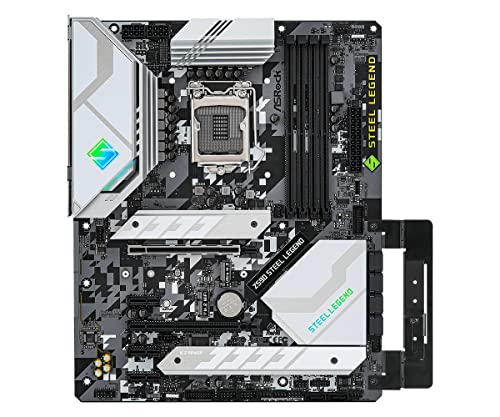ASRock Z590 Steel Legend Compatible with Intel 10th and 11th Generation CPU (LGA1200) Z590 with Chipset