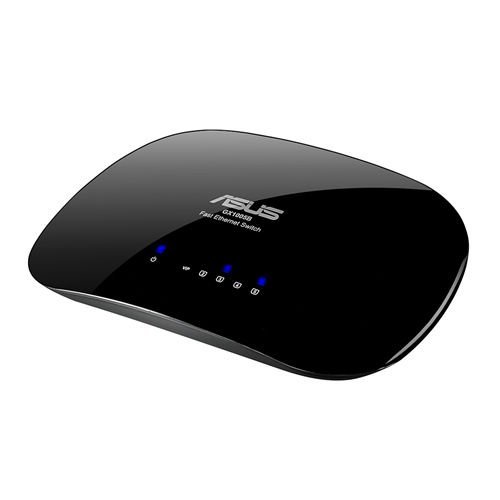 ASUS 5-Port 10/100Mbps Desktop Switch with Green Network (GX1005B/V5) (Renewed)