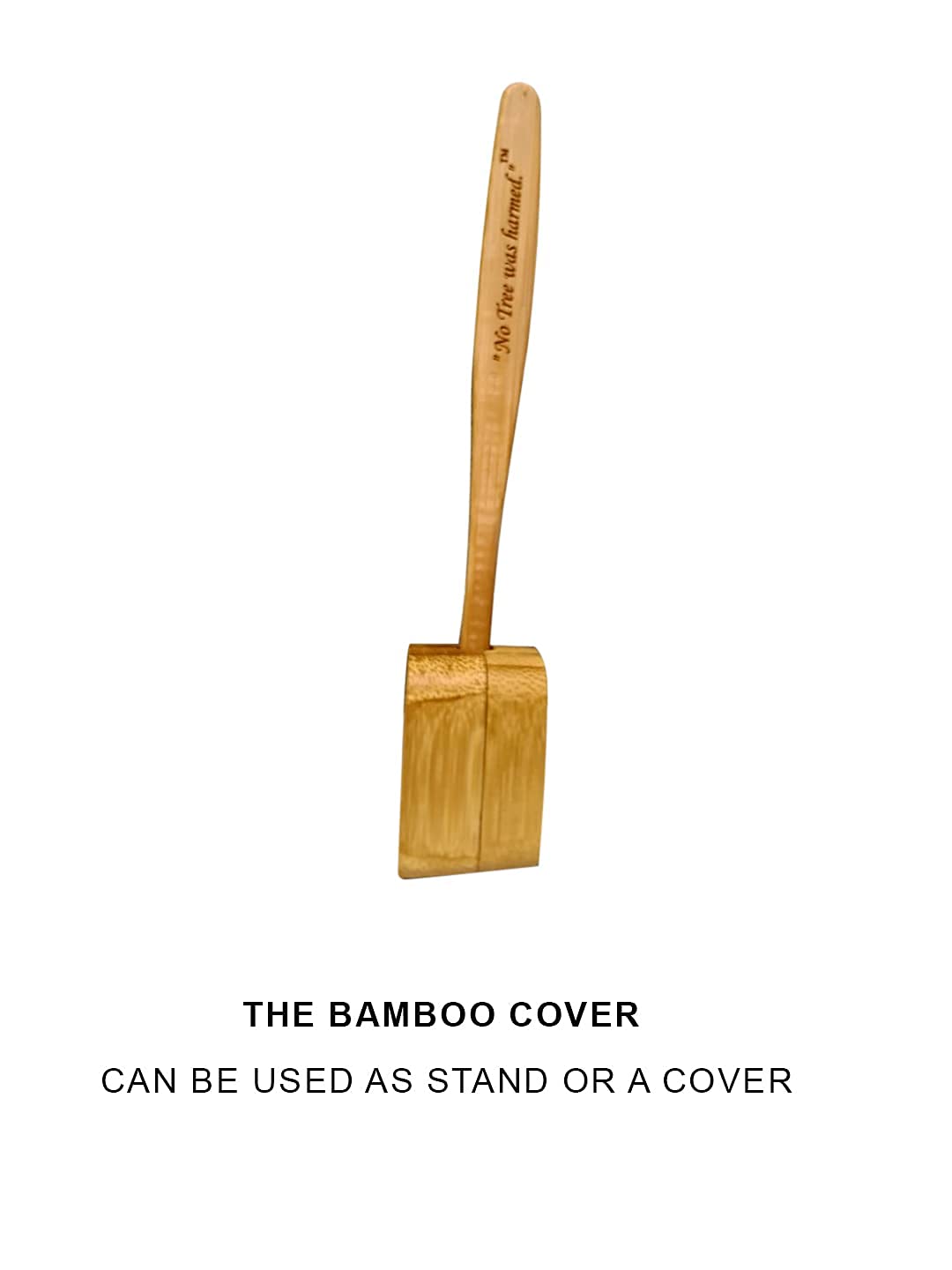 No Tree Was Harmed Set of 4, Bamboo Toothbrushes 2-18cm, 2-16 cm, 4 Bamboo Toothbrush Rectangular Covers and an Olive Cotton Travel Bag and Wrapped in Bamboo Kraft Paper – (4-18cm 4 - Covers 1 Pouch)