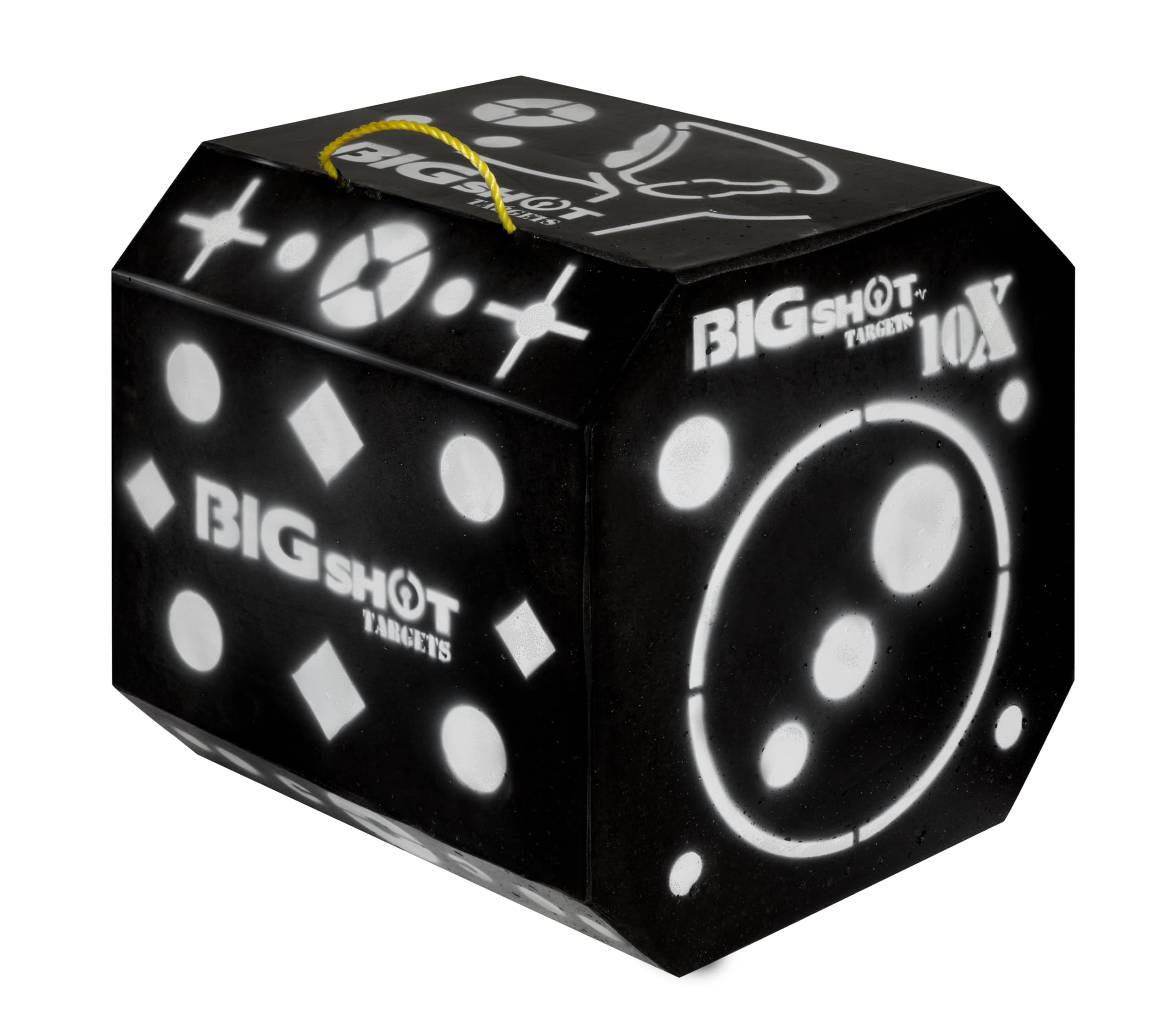 10X Archery Broadhead Target - 10 Sided with Over 150 Aiming Points