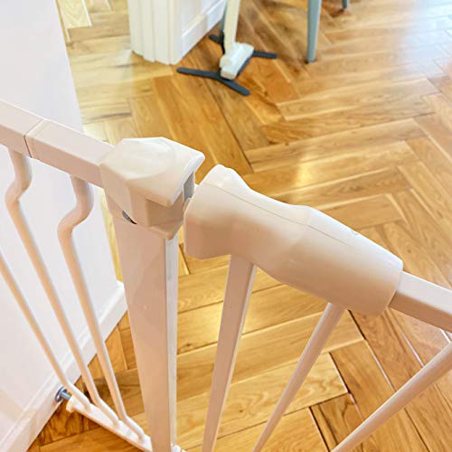BalanceFrom Easy Walk-Thru Safety Gate for Doorways and Stairways with Auto-Close/Hold-Open Features, Multiple Sizes
