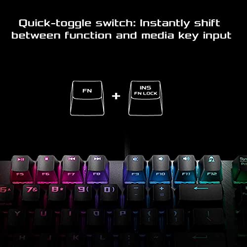 ASUS RGB Mechanical Gaming Keyboard - ROG Strix Scope Deluxe | Cherry MX Silent Red Switches | 2X Wider Ctrl Key for FPS Precision | Gaming Keyboard for PC (Renewed)