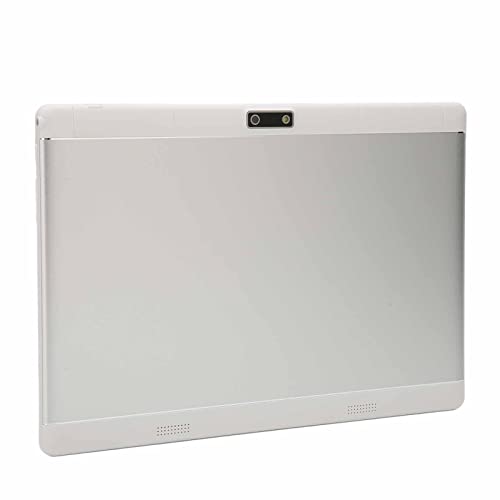 10 Inch HD Tablet, 1.6GHz Octa Core Dual Camera AC100-240V 1960x1080 IPS 2GB 32GB Metal Shell Video Calling Tablet for Android11 for Gaming (US Plug)