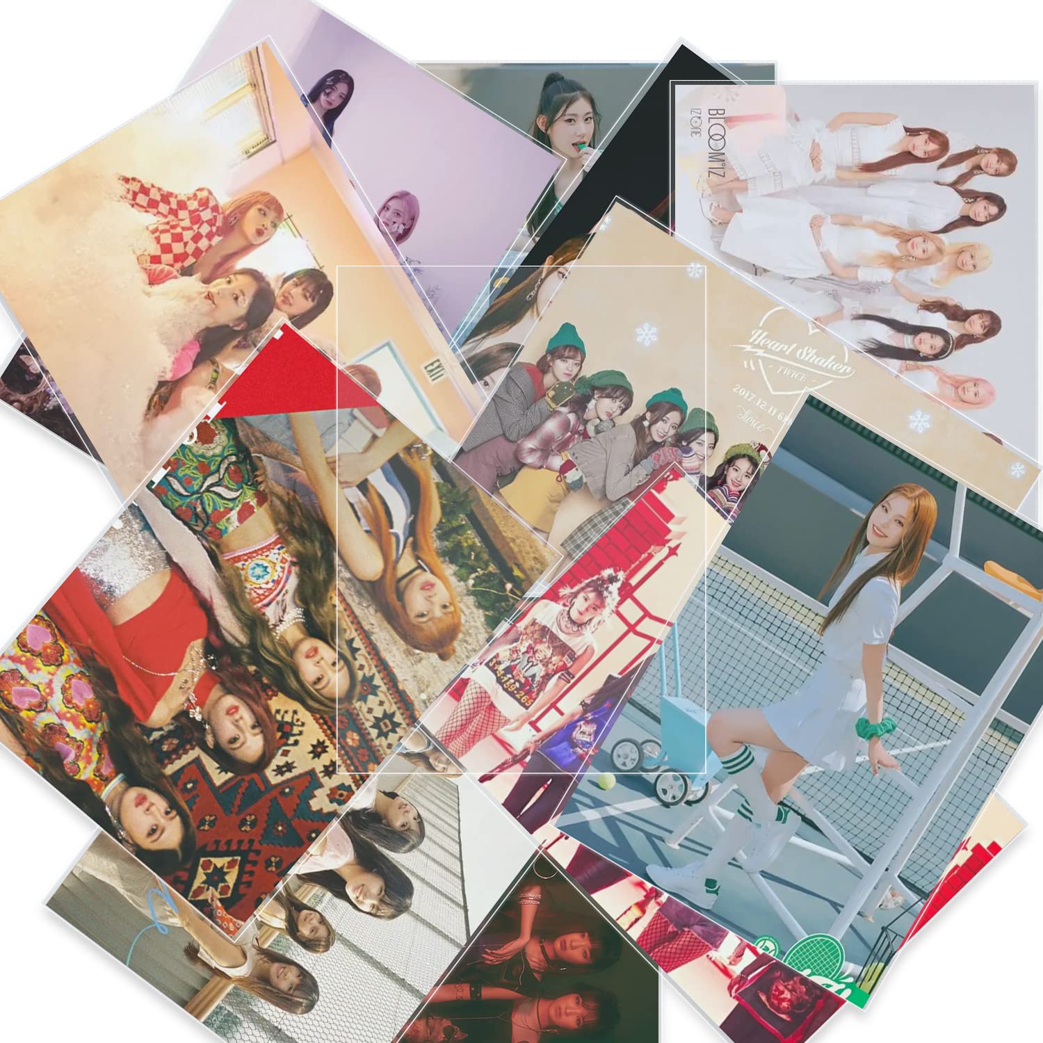 100 Pack Card Sleeves,66 x 91 mm Photocard Sleeves Clear Kpop Idol Photocard Holder Tranding Card Sleeves Binder Sleeves