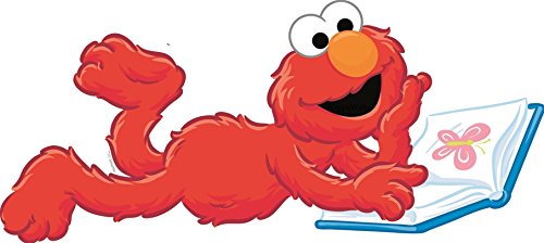 10 Inch Sesame Street Elmo Removable Wall Decal Sticker Art Home Kids Room Decor Decoration - 10 1/2 by 4 inches