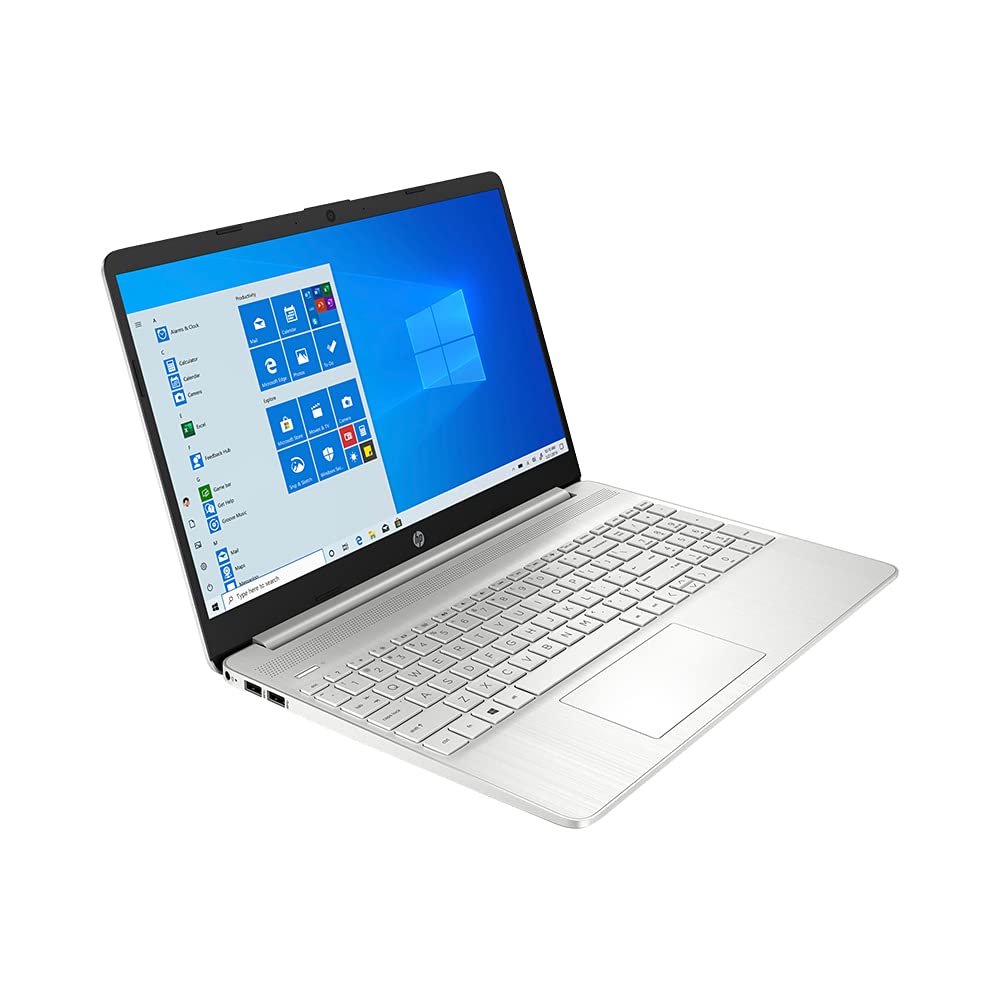 HP 2022 15.6" FHD Laptop Computer, AMD Ryzen 5-5500U Processor(Beats Intel i7-1065G7), 12GB RAM, 512GB PCIe SSD, AMD Radeon Graphics, HD Webcam, Bluetooth, Wi-fi, Win 10, Silver, 32GB USB Card