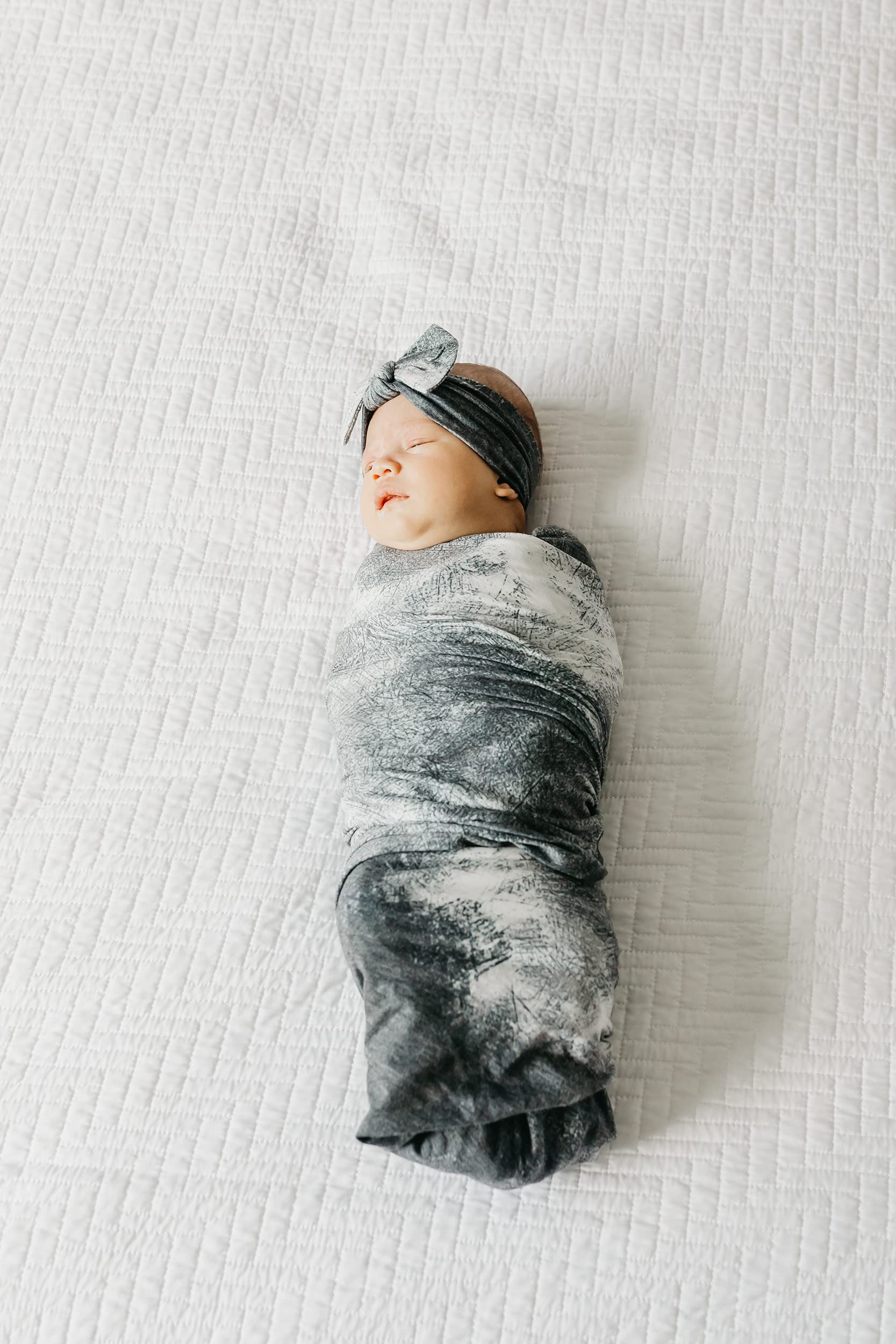Copper Pearl Large Premium Knit Baby Swaddle Receiving Blanket Thrasher