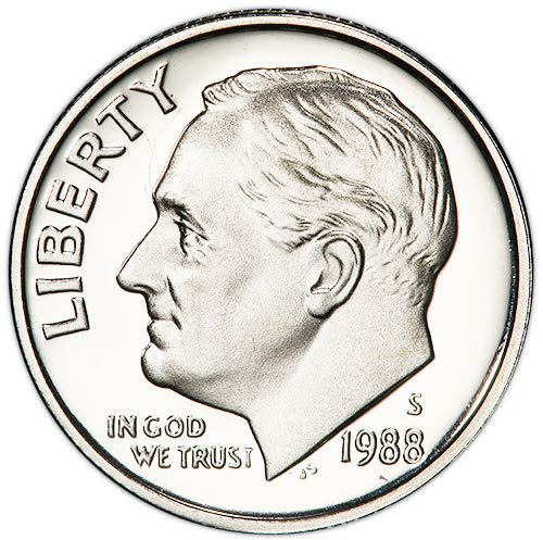 1988 S Proof Roosevelt Dime Choice Uncirculated US Mint
