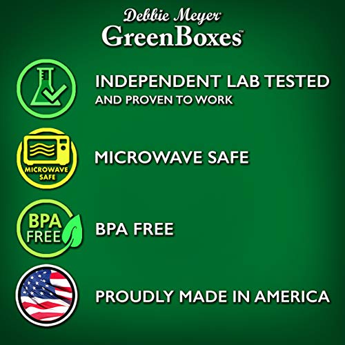 Debbie Meyer GreenBoxes β BreadBox keeps Baked Goods, Snacks, Fruits, and Vegetables Fresh Longer, Reusable, BPA Free, Made in USA