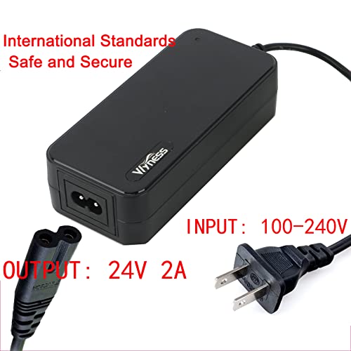 24V 2A Electric Scooter Charger XLR for Go-Go Elite Traveller Plus HD US, Ezip Mountain Trailz, Jazzy Power Chair Charger, Pride Mobility