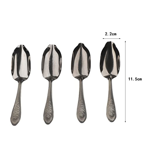 Baosity Bird Cockatiel Parrot Milk Steel Metal Feeding Feed Spoons