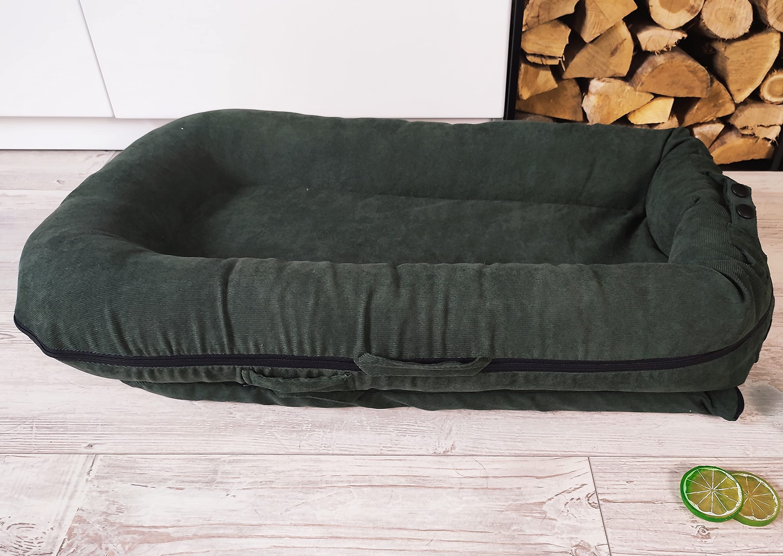 Lounger Cover by Sofia Amber β Cover ONLY for DockAToT and Sleepyhead Deluxe + Docks - Baby nest Sleep Pod Replacement Extra Cover - Emerald