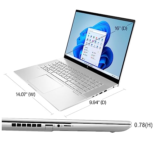 2023 HP ENVY 16" Touchscreen WQXGA (2560 x 1600) Gaming Laptop Premium Creator Workstation Computer, 13th Gen Intel 14-Core i9-13900H, GeForce RTX 4060 8GB, 32GB DDR5 RAM, 2TB PCIe SSD, Windows 11 Pro