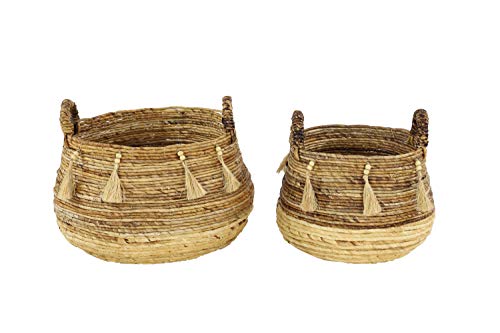 Deco 79 Storage Baskets, Medium, Brown