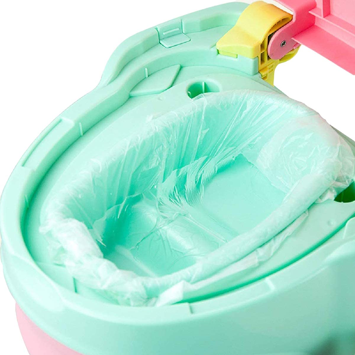 100 Pack Potty Chair Liners with Drawstring, Portable Potty Bags Potty Training Bags Potty Liners, Potty Refill Liners Disposable Potty Liners for Toddlers Kids and Baby