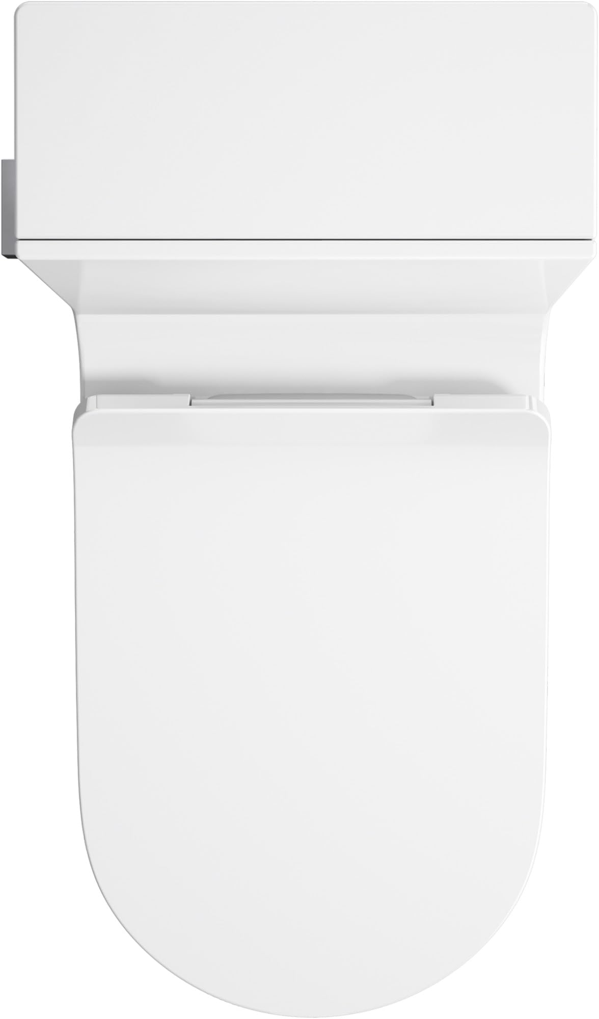 KOHLER 22378-0 Brazn One-Piece Compact Elongated Toilet with Skirted Trapway, Dual-Flush 0.8 or 1.28 GPF, White