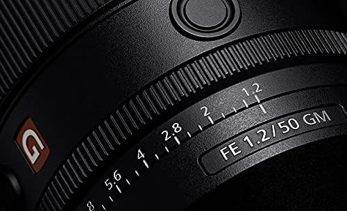 Sony FE 50mm F1.2 GM (SEL50F12GM) Full-Frame Lens Bundle with 3PC Filter Kit (W/UV, CPL, FLD), Gadget Bag, More | Sony 50mm Lens