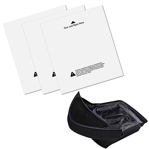 100 Pack Waste Drawer Liners Compatible with All Litter Box Robot Models, 9-11 Gallons Litter Box Liners