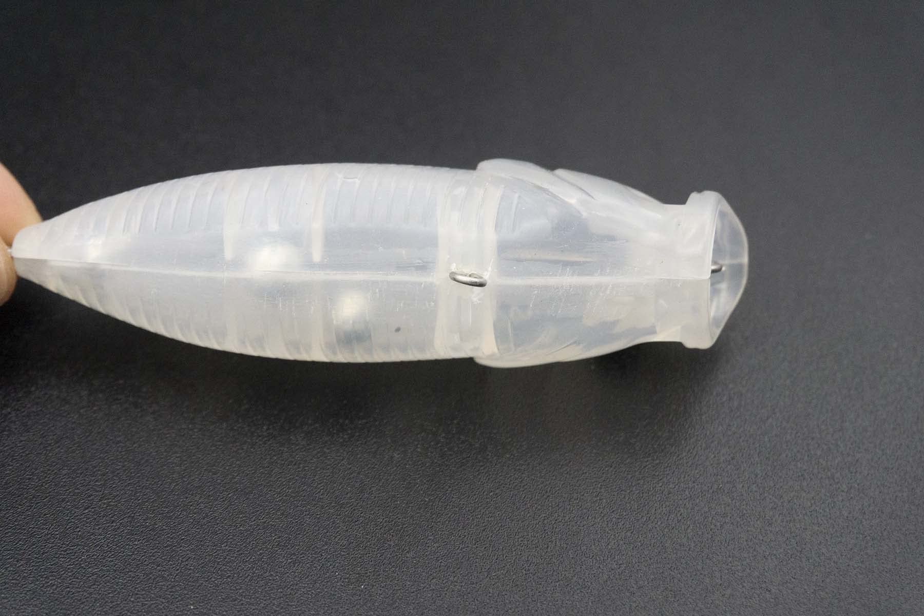 10PCS Unpainted Fishing Popperbait Blanks 8.3cm 11.6g with 6mm Free 3D Simulation Fishing Eye Popper Baits Artificial Blank Clear Hard Baits Trout Salmon Minnow Lure Crankbait Topwater Freshwater