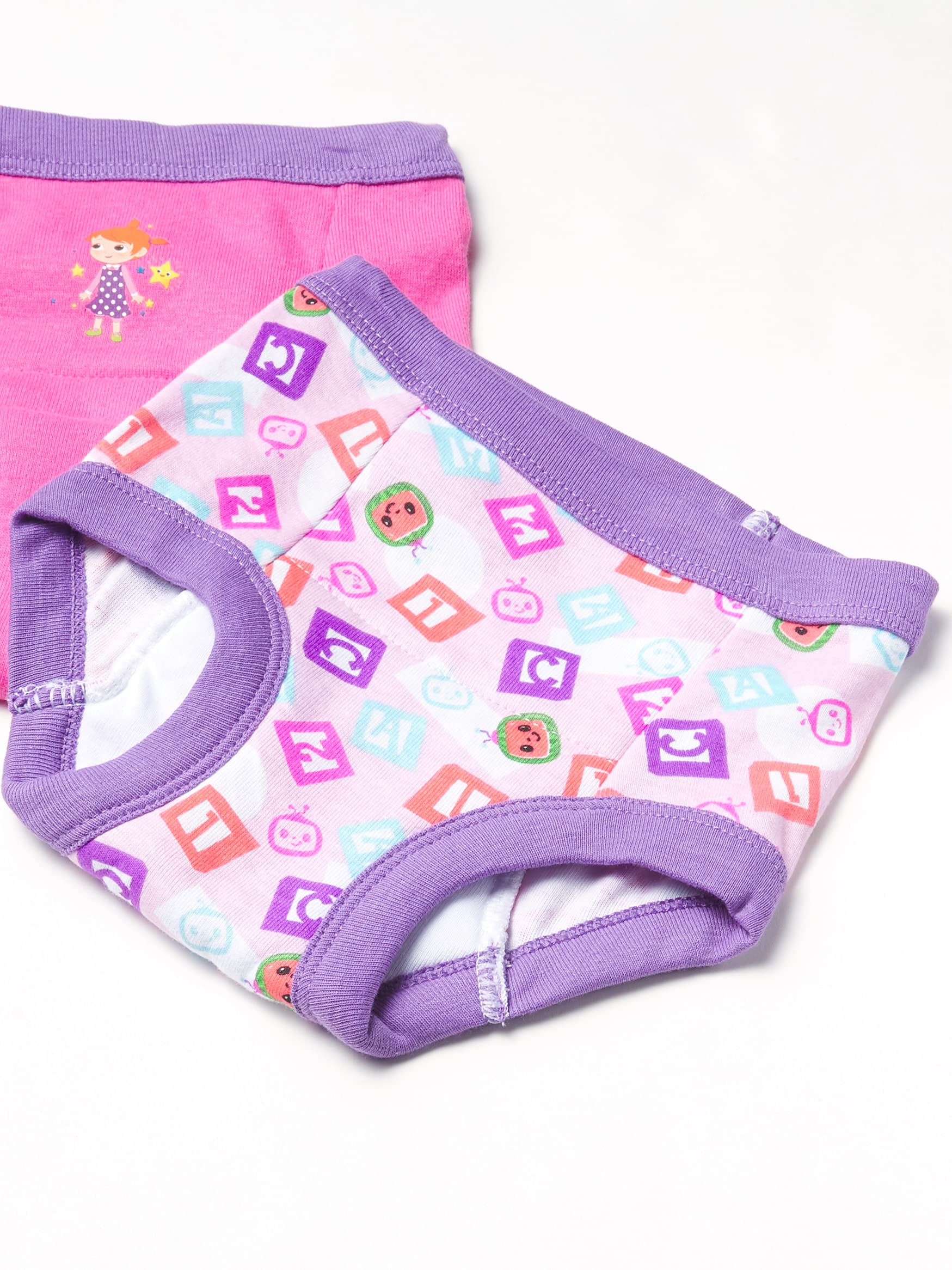Coco Melon Unisex Baby Amazon Exclusive Toddler Potty Training Pants with Stickers and Success Tracking Chart, CoComelonG10pk, 2T