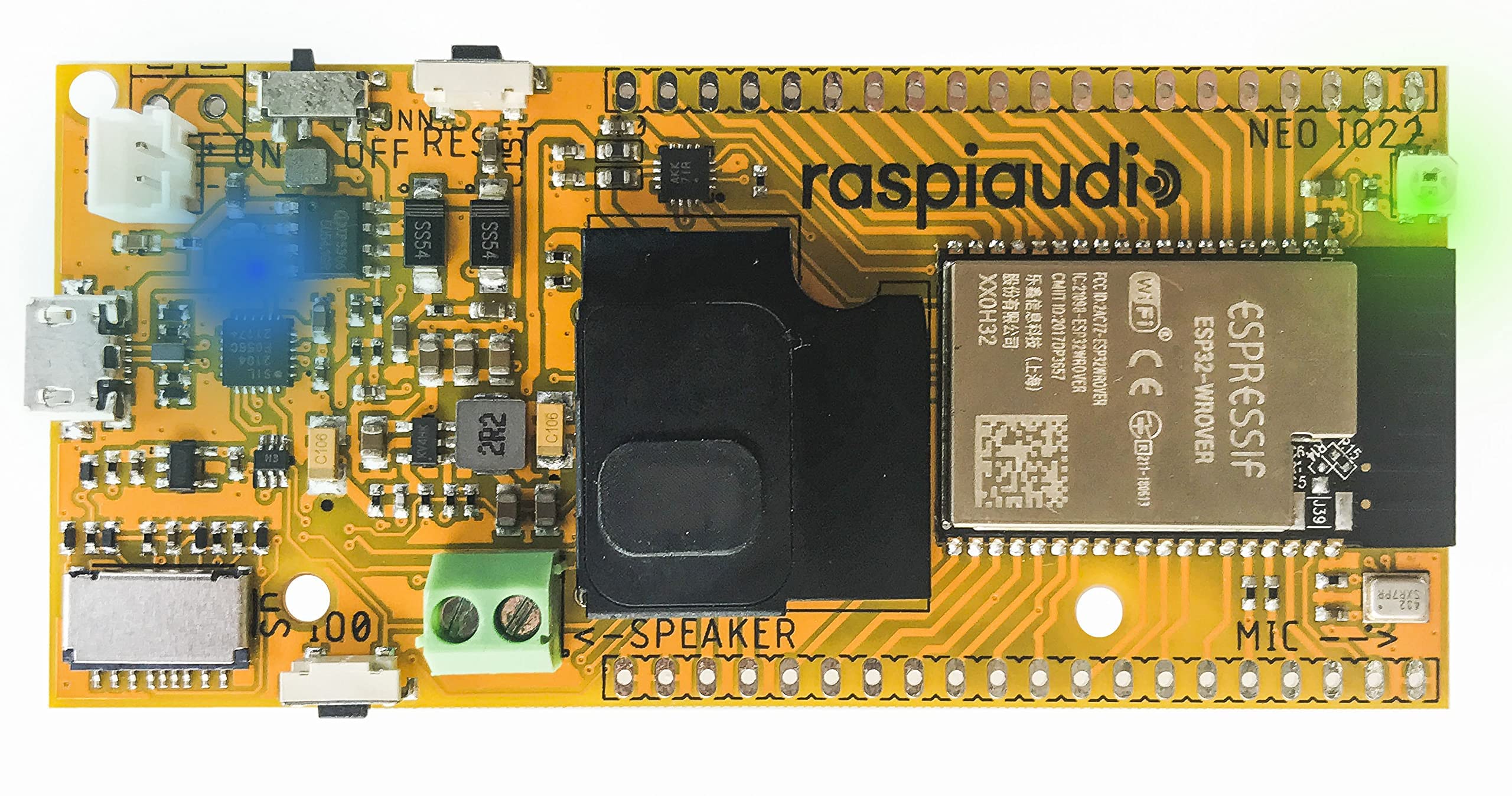 RASPIAUDIO ESPMUSE Proto esp32 Development Card with Speaker and Microphone