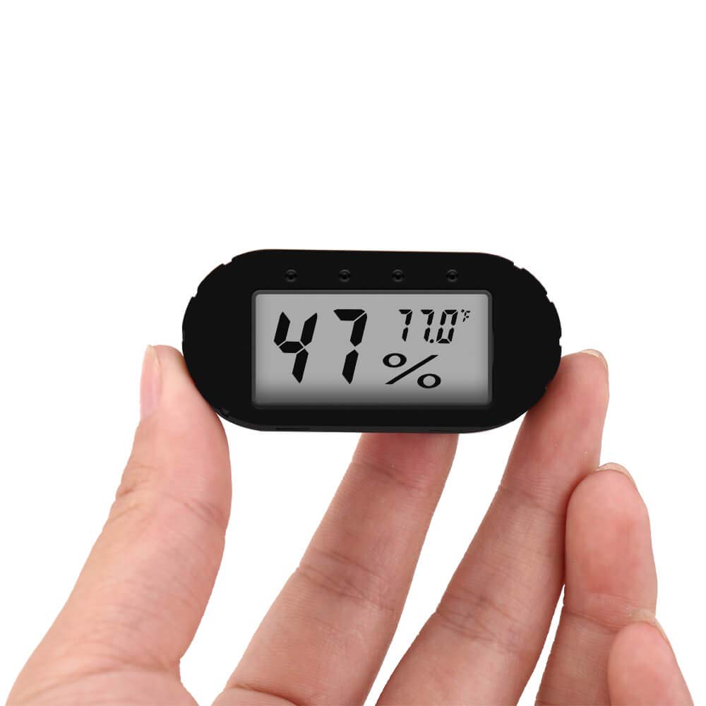 12 Pack Mini Digital Electronic Thermometer Hygrometer, Indoor Thermometer, Hygrometer LCD Display Fahrenheit (Fahrenheit), Suitable for humidifiers, greenhouses, Gardens, basements