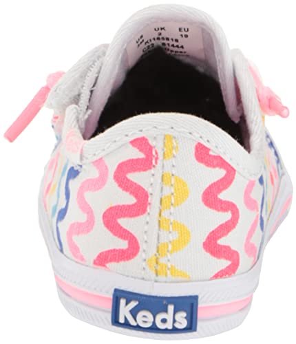 Keds Baby Kickstart Crib Sneaker, White, 4 US Unisex Infant