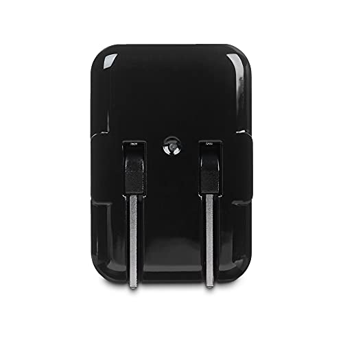 Amazon Basics 12W One-Port USB-A Wall Charger (2.4 Amp) for Phones (iPhone 13/12/11/X, Samsung, and more), Black