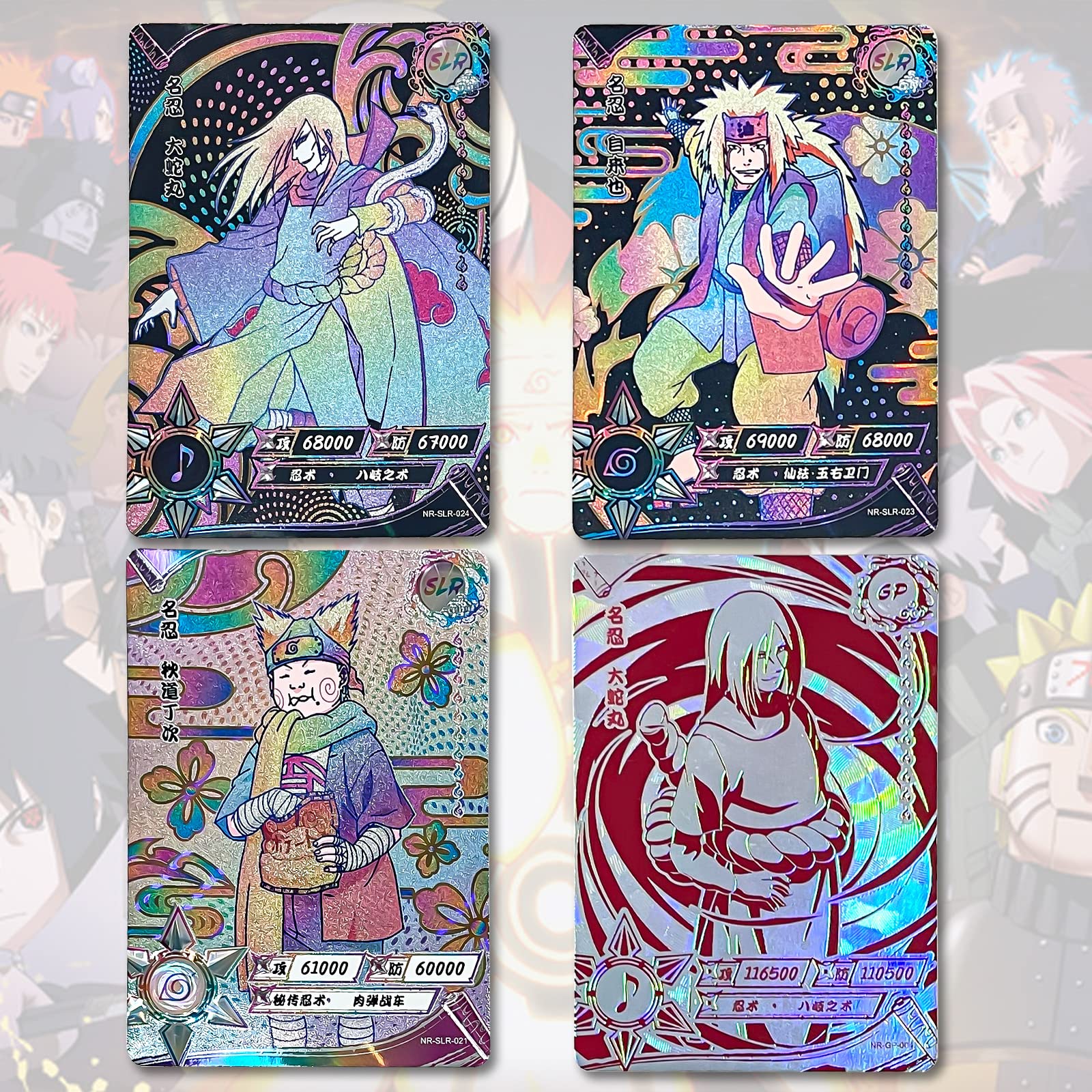 180 pcs Ninja Cards - Cards Booster Box Official Anime TCG CCG Collectable Playing/Trading Card Pack Packed in Individually customised Special Storage Box
