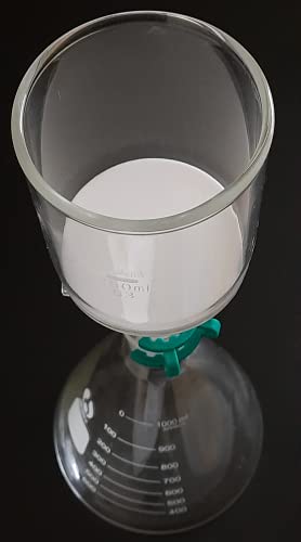 Glass Vacuum Suction Filter Filtration Kit 1000mL Conical Flask 250ml Buchner Funnel (250/1000ml)