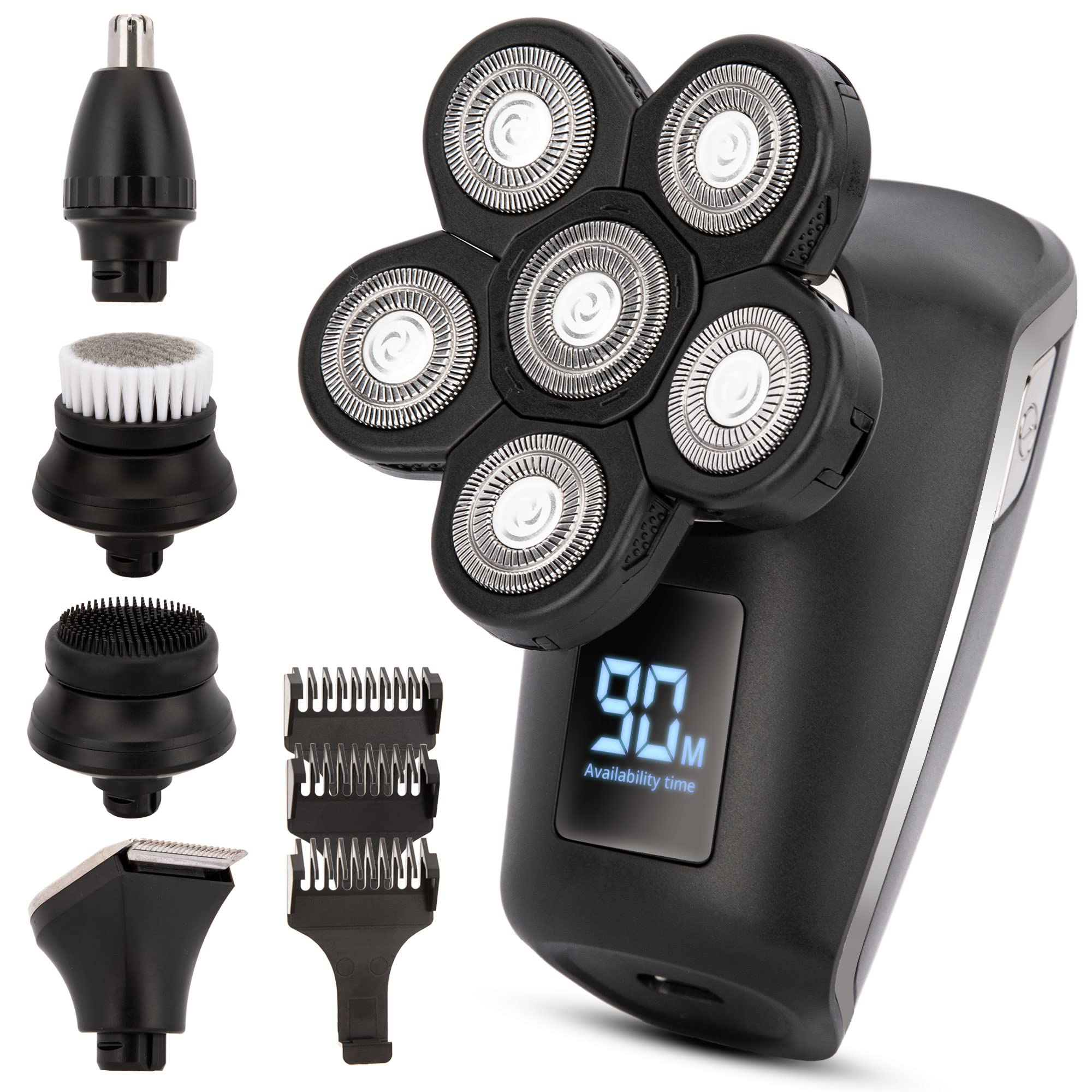 AW 7D Head shavers for Bald Men, Anti Pinch Bald Head shavers for Men, Electric Head Shavers for Men, Maquina De Afeitar Para Hombre, Head Shavers for Bald Men Wet and Dry