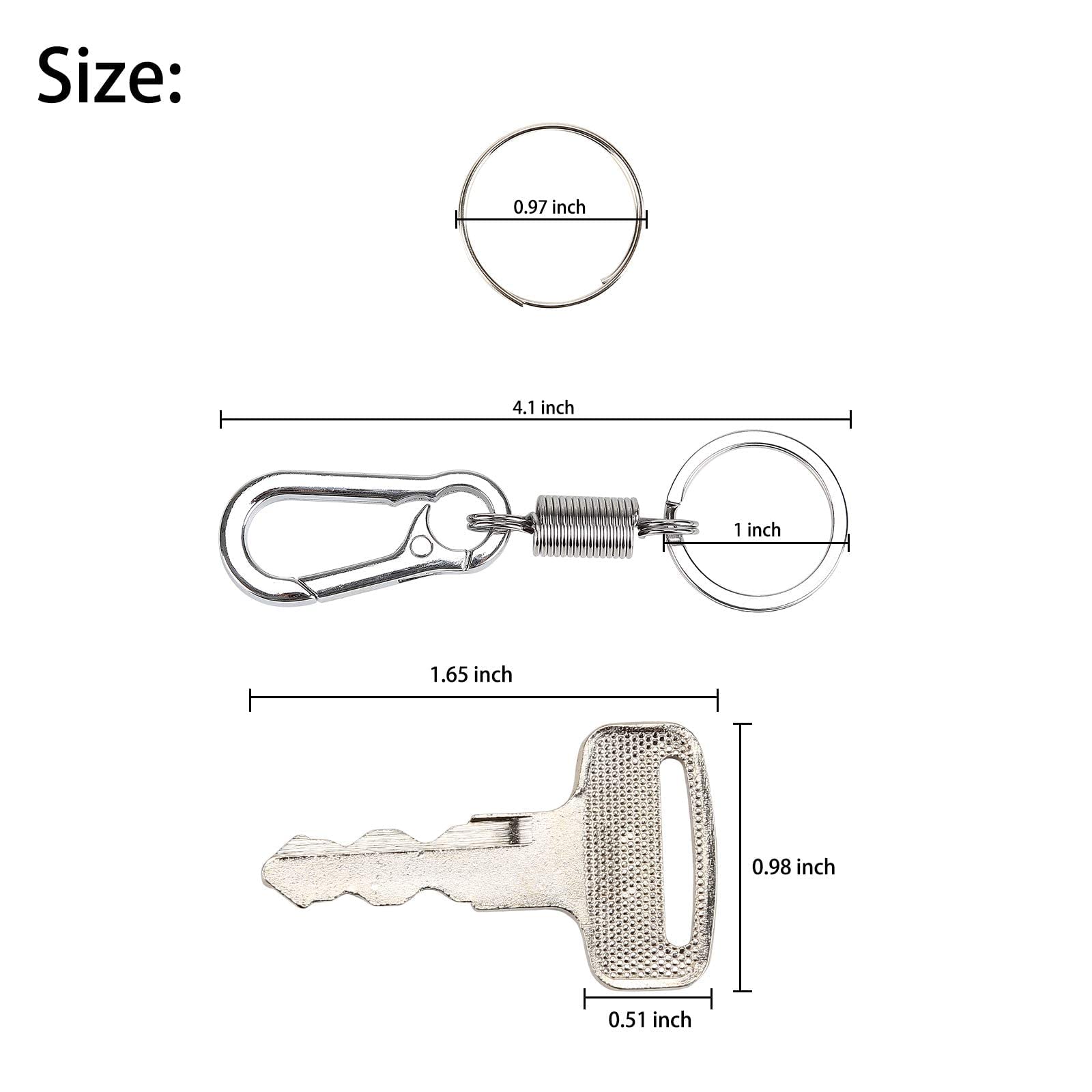 10L0L 4 Pack Ignition Keys for Yamaha G14 G16 G19 G20 G21 G22 G29 Drive Electric Golf Cart, Replace OEM JU2-H2511-00
