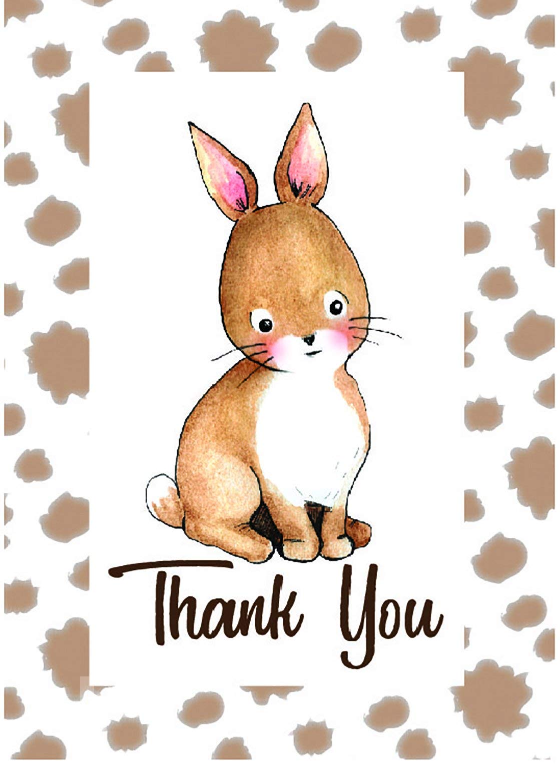 A Paper Smile Woodland Animal Thank You Cards Boxed Set 35 Note Cards