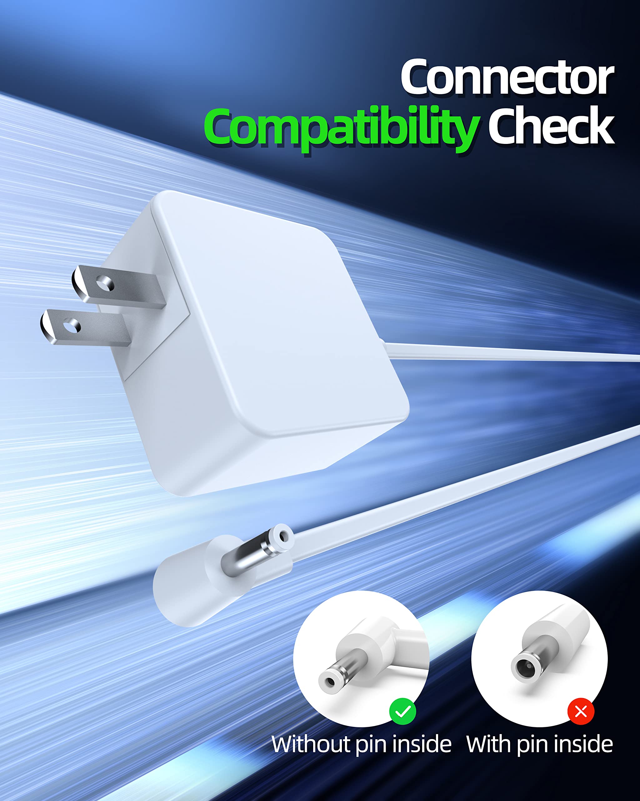 AC Charger Compatible with Google Home/Nest Hub 1 and 2 Generation Smart Speaker Wall Power Supply Adapter Cord