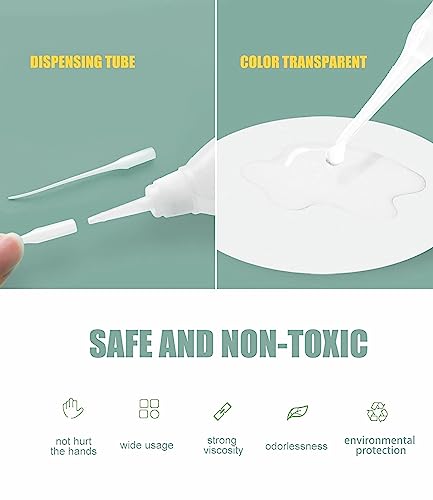 20g Craft Glue, Glue for Model, Instantly Strong Adhesive for bonding DIY Craft, Model, Lego, Scrapbooking, Card Making, Photo, Toy, Decor, Crystal, Metal, Plastic, Rubber, Wood