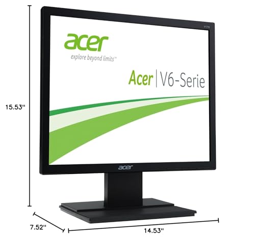 Acer UM.BV6AA.001 17-Inch Screen LCD Monitor,Black