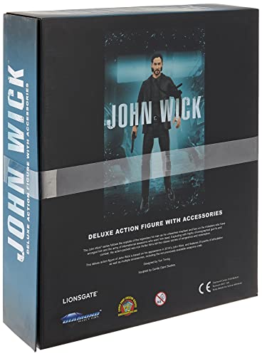 DIAMOND SELECT TOYS John Wick Deluxe Action Figure Box Set, Multicolor