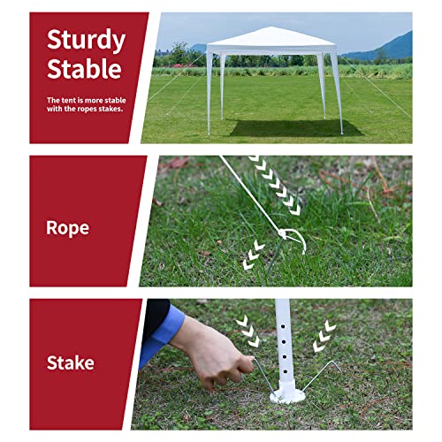 10x10 Gazebo Waterproof Outdoor Canopy Patio Tent Party Tent for Wedding BBQ Cater