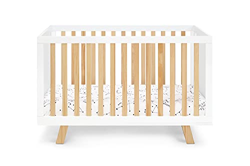 Suite Bebe Livia Convertible Crib in White & Natural