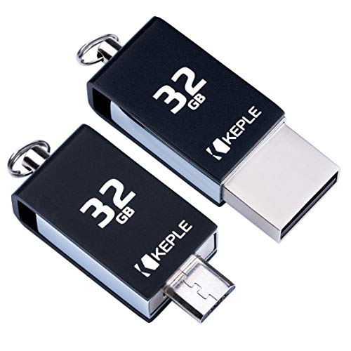 32GB USB Stick OTG to Micro USB 2 in 1 Pen Flash Drive Memory Stick 2.0 Compatible with Samsung Galaxy Tab S, S 8.4, S 10.5, S2 8.0, S2 9.7, A 7.0, A 8.0, A 9.7, A 10.1 | 32 GB Thumb Drive Dual Port