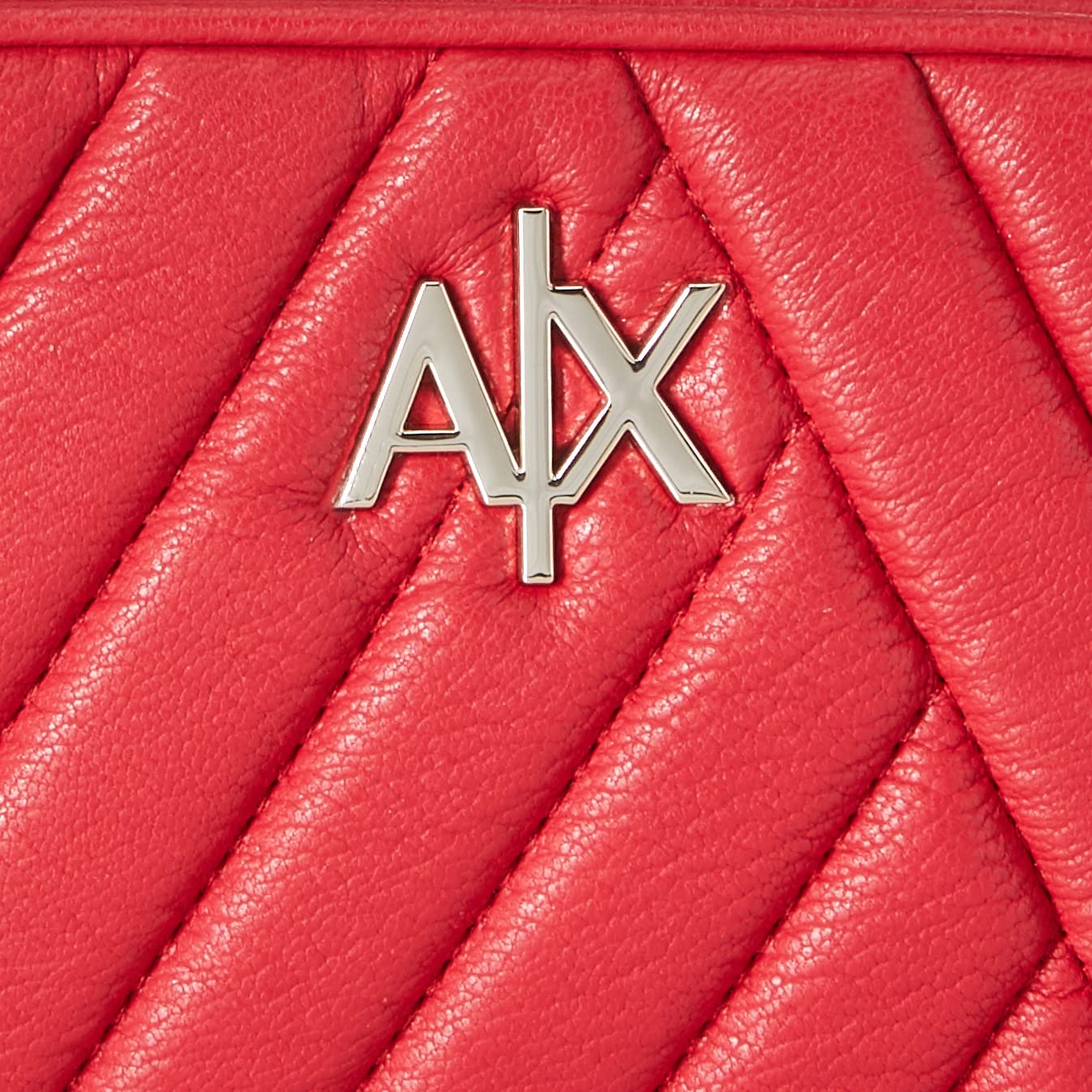 A|X Armani Exchange Women's Quilted Camera Case Bag , Red, OS