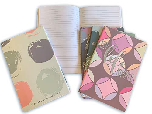 6-Pack of Mini Softcover Pocket Notebooks/Journals/Notepads/Diary, College Ruled 8x5 A5 Paper for Field Notes or Small Lined Cute Journals to Write in for Women Girls or Teens, Assorted Patterns
