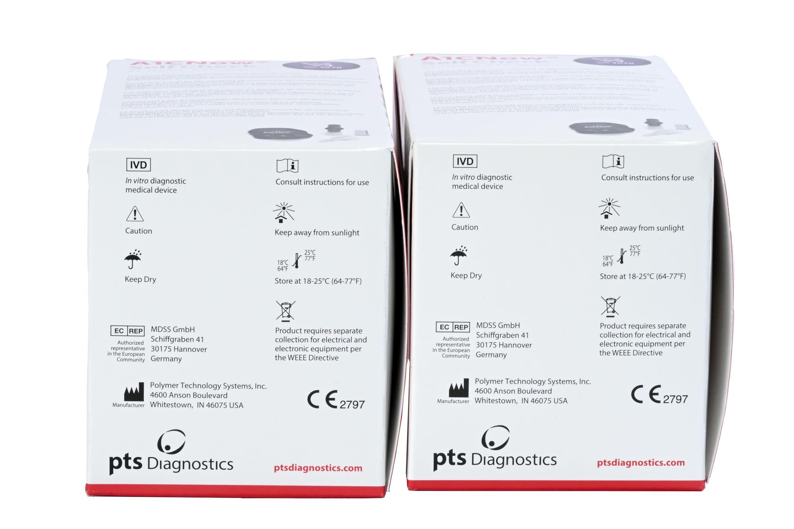 A1CNow glycated Hemoglobin - HbA1c, Hemoglobin A1C Multi-Test System 8 Tests