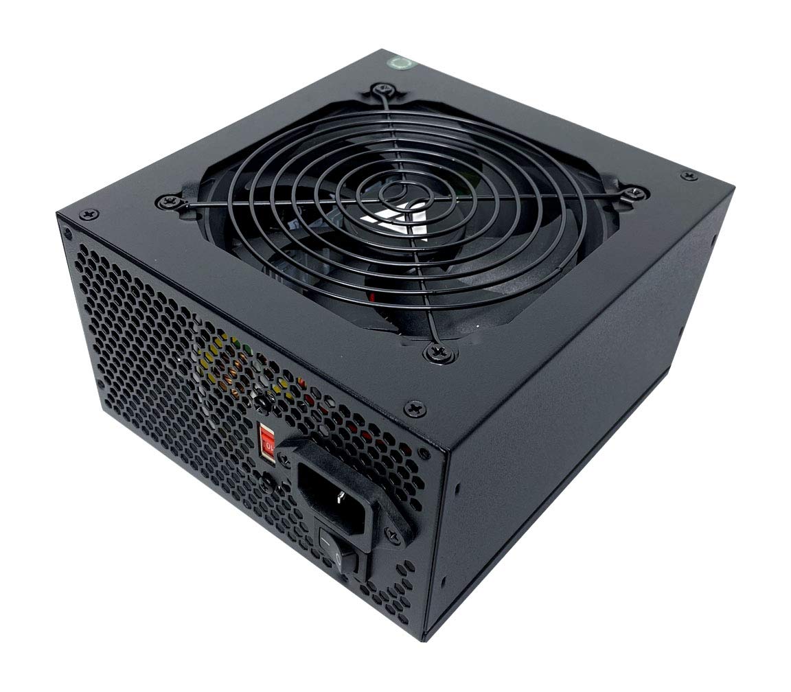Apevia ATX-ES700W Essence 700W ATX Semi-Modular Gaming Power Supply with Auto-Thermally Controlled 120mm Black Fan, 115/230V Switch, All Protections