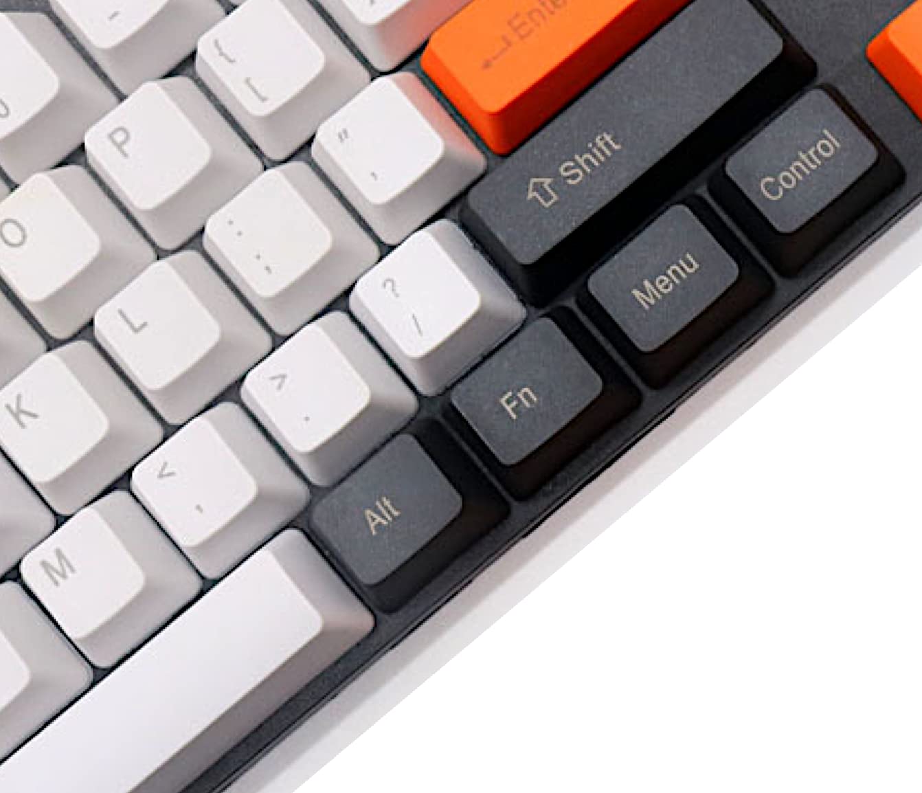 CASIN PBT Keycaps Set for Mechanical Gaming Keyboard, 60% 87 104 108 OEM Profile Custom Keyset with Key Cap Puller (Carbon)