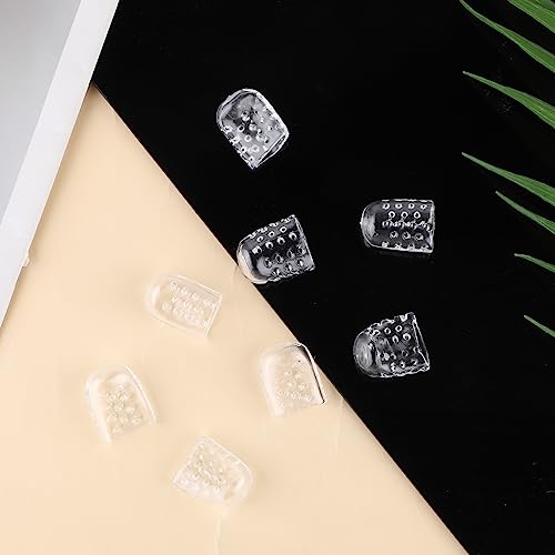 30pcs Silicone Anti-Friction Toe Protector, Breathable Toe Protectors Clear Toe Covers Silicone Toe Guards Soft Toe Sleeves for Women Men