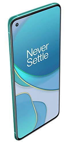 OnePlus 8T 5G Dual-SIM 256GB ROM 12GB RAM Factory Unlocked (GSM Only | No CDMA - not Compatible with Verizon/Sprint) International Version - Aquamarine Green